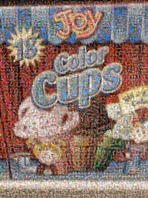 Joy color cups mosaic of RA patient pictures | Rheumatoid Arthritis Warrior