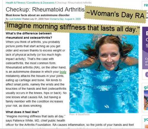 Woman’s Day RA Is Destructive, but Phil & Venus Have Cred | Rheumatoid ...